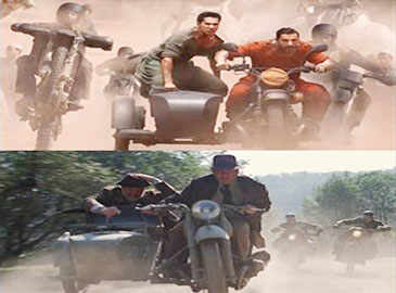 'Dishoom' poster similar to a still from a Spielberg movie