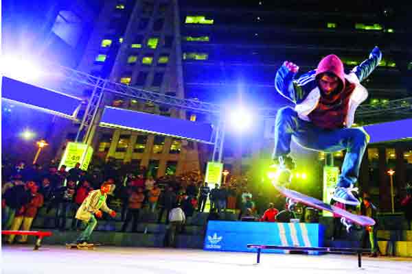 Skateboarding event organised in Gurgaon