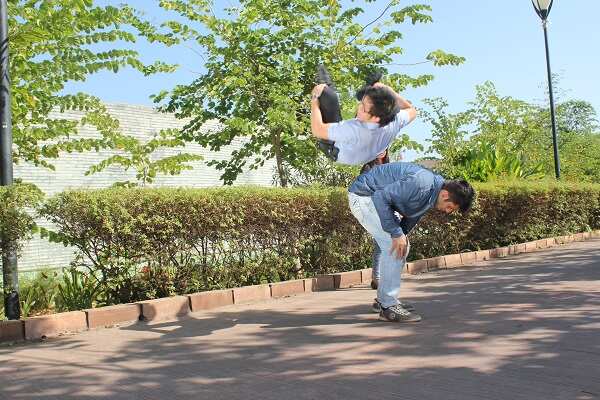 Jason Tham performs his own stunts