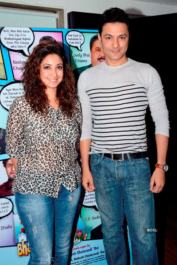 Inshika Bedi and Ujjwal Rana during the press meet of Bollywood film ...