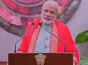 PM Modi releases Jain monk's 300th book