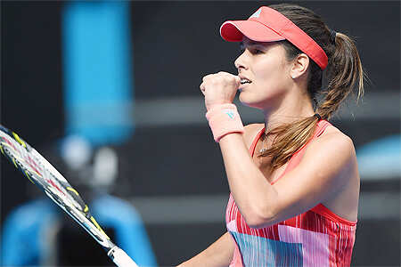 Fist-pumping Ivanovic gets first win of year
