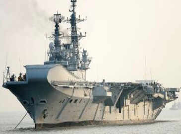 INS Viraat sets off on last tour of duty