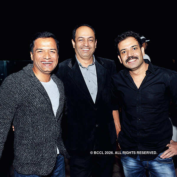 Sudhir, Amit and Gopal during a party organised by Rahul Bhandari Pasha ...