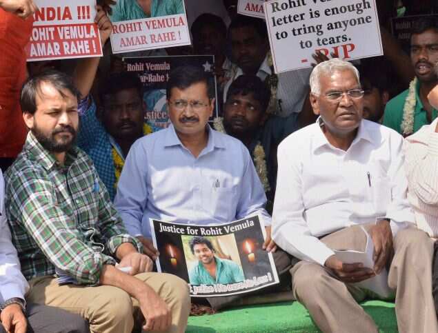 Add Smriti Irani’s name to Rohith Vemula suicide FIR: Arvind Kejriwal