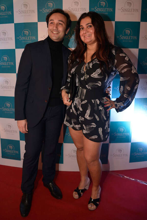 Aditya Hitkari and Divya Palat attend fashion designer Arjun Khanna’s ...