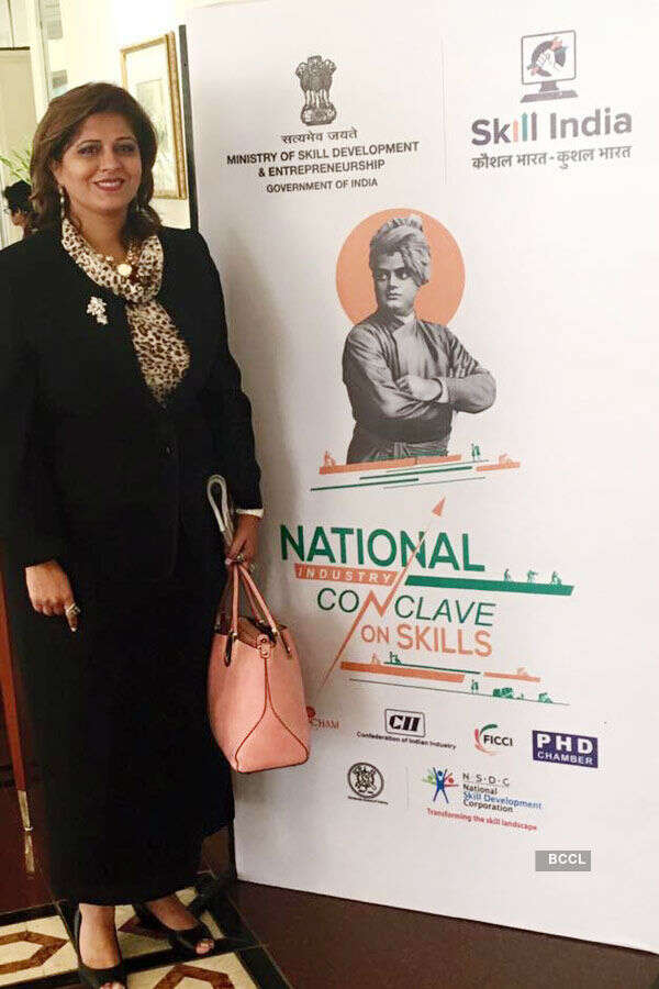Richa Aggarwal during National Industry Conclave on Skills held in ...