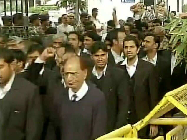 Lawyers hold protest march against anti-nationals