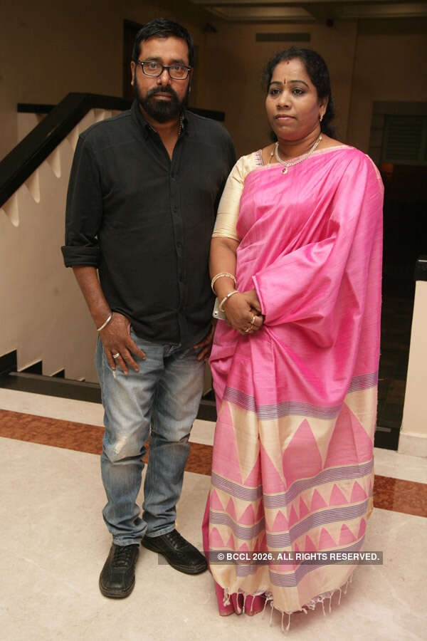 RD Rajasekar during Sethu and Uma’s wedding ceremony at MRC Hall ...