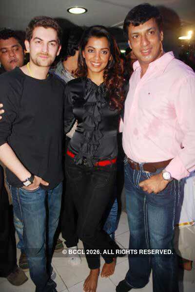 (L-R) Smita Thackeray, Neil Nitin Mukesh, Mugdha Godse and Madhur ...