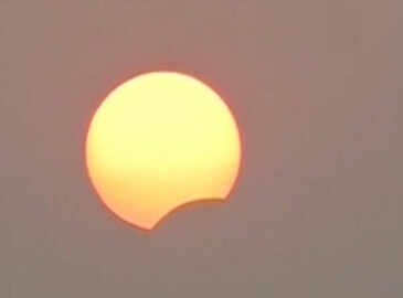 India witnesses partial solar eclipse