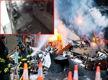 Surveillance video shows Seattle gas explosion
