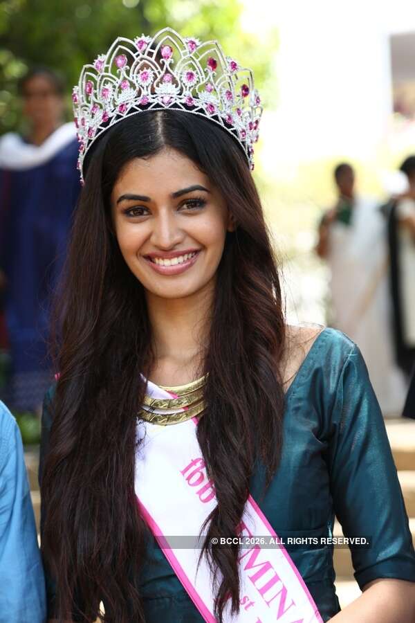 Miss India 2016 1st runner - up Sushruthi Krishna's grand homecoming