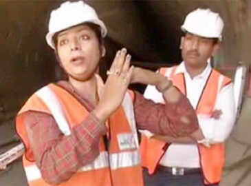 Watch: India's first woman tunnel engineer in action