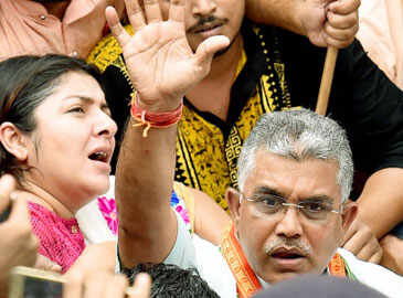 BJP's Dilip Ghosh threatens to thrash TMC workers