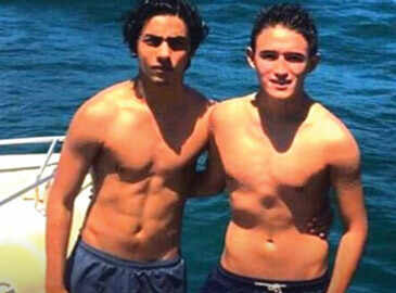 SRK's son Aryan flaunting his abs proves he's Bollywood ready