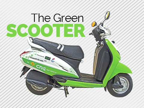 Infographic: Going green with CNG scooters - Times of India