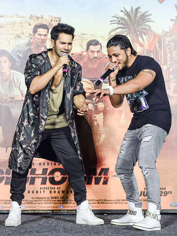 Varun Dhawan during the promotion of film Dishoom in Mumbai - Photogallery