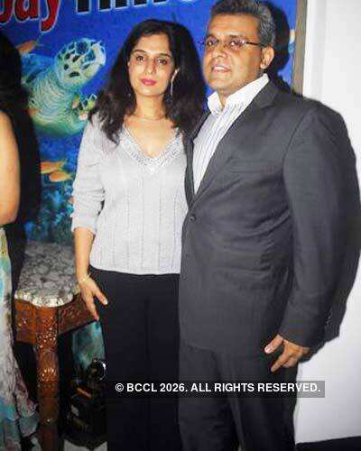 Basab Paul with wife Anu at the Bombay Times 15th anniversary party at ...