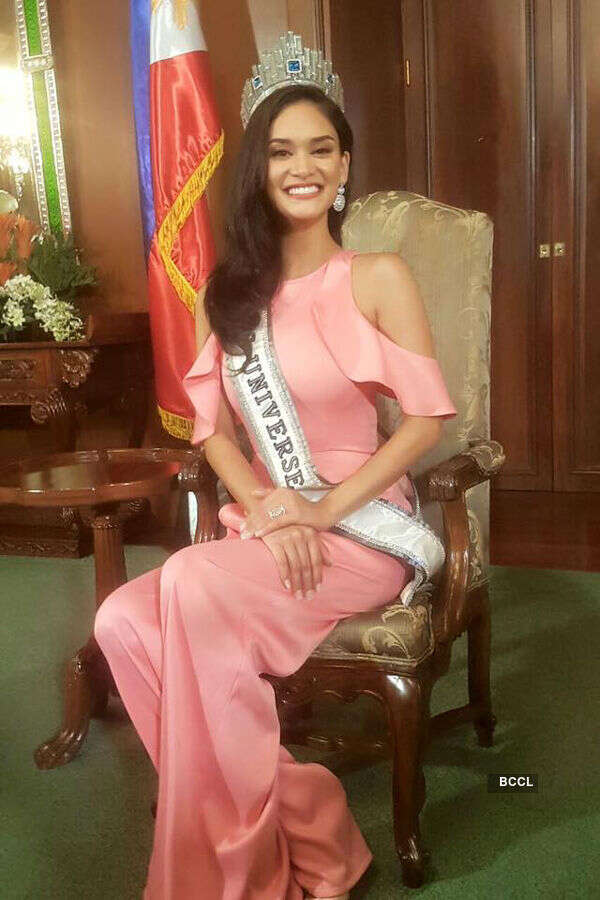 When Miss Universe 2015 Pia Wurtzbach met Philippines president