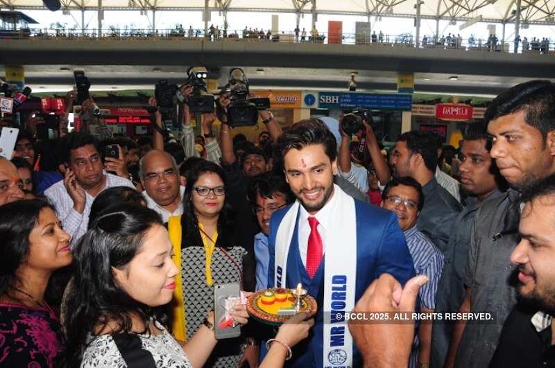 Mr World 2016 Rohit Khandelwal's homecoming