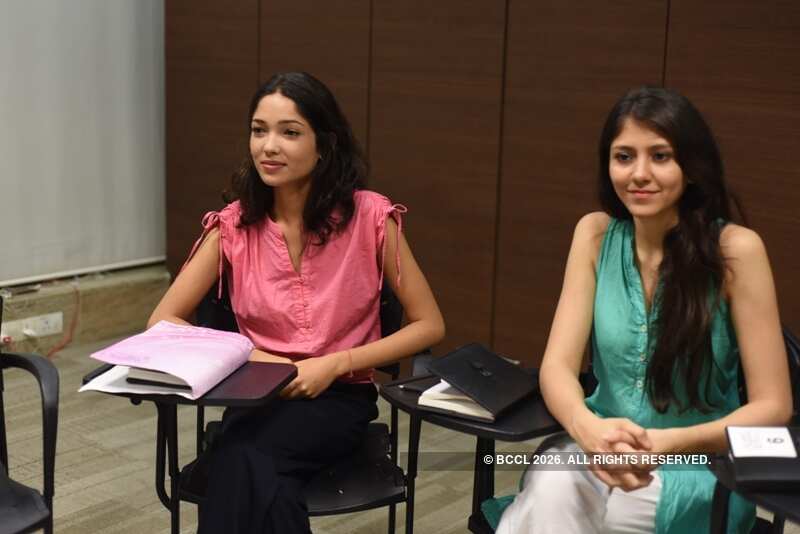 Campus Princess finalists with supermodel Sanea Sheikh