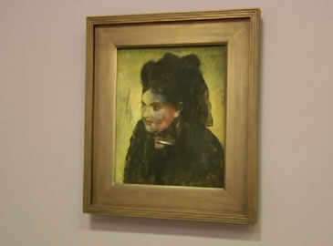 X-ray reveals lost Edgar Degas portrait