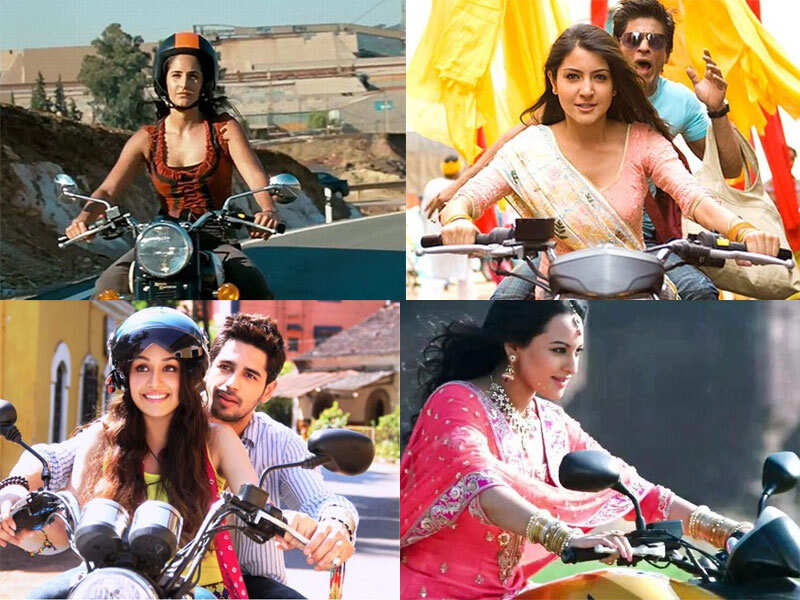 Bollywood divas who rode motorbikes on screen