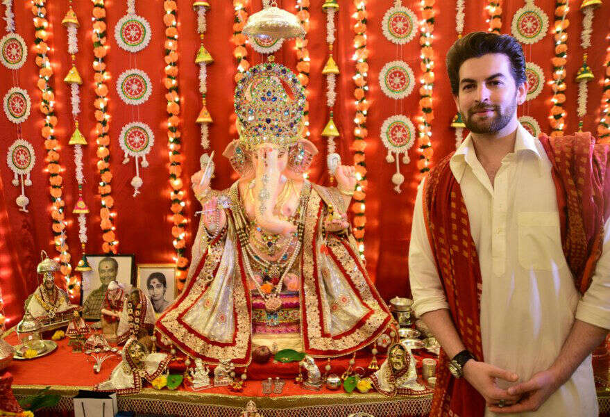 Neil Nitin Mukesh celebrates Ganesh Chaturthi