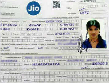 Priyanka Chopra’s supposed Jio subscription form is going viral!