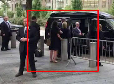 Hillary Clinton stumbles leaving 9/11 event