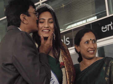 Miss Universe India Roshmitha Harimurthy's homecoming ceremony