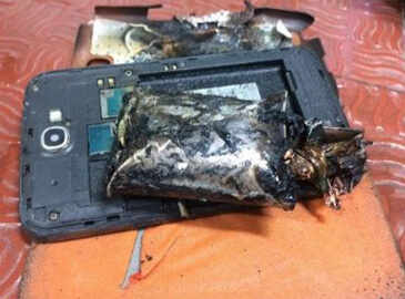 Samsung phone catches fire on flight to Chennai