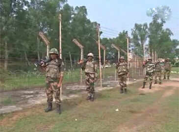 High alert along LoC; BSF troops patrol border