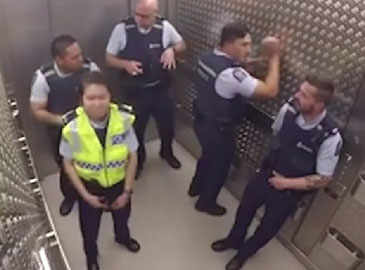 New Zealand police video goes viral