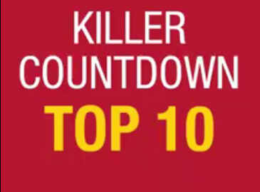 Killer countdown: Top 10 human killers