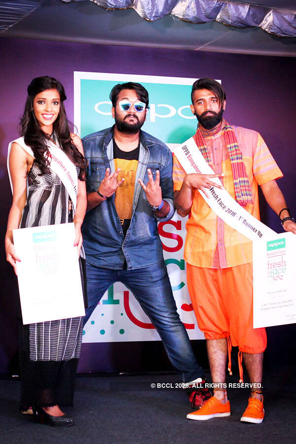 Oppo Bangalore Times Fresh Face 2016 finalists Aishwarya Setty, Alok ...