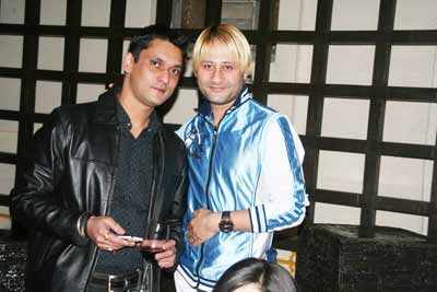 Peter Punj and Sunil Sethi during the opening of 'Swagath' restaurant ...
