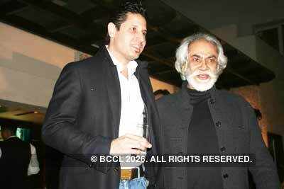 Peter Punj and Sunil Sethi during the opening of 'Swagath' restaurant ...