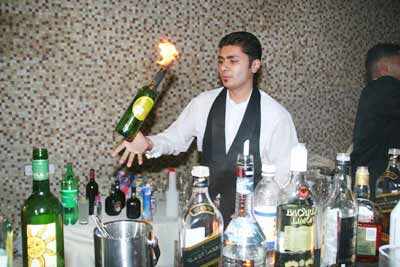 Peter Punj and Sunil Sethi during the opening of 'Swagath' restaurant ...