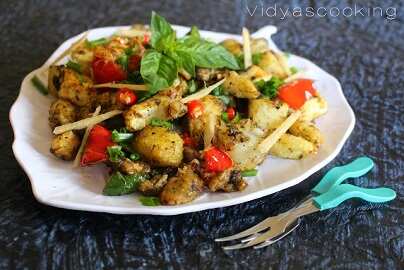 How to make Crispy Vegetables in Chilly Basil Sauce - Times Food