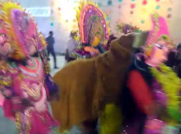 Watch: Artistes perform Chhau dance at ‘Kala Varso’ in Surat