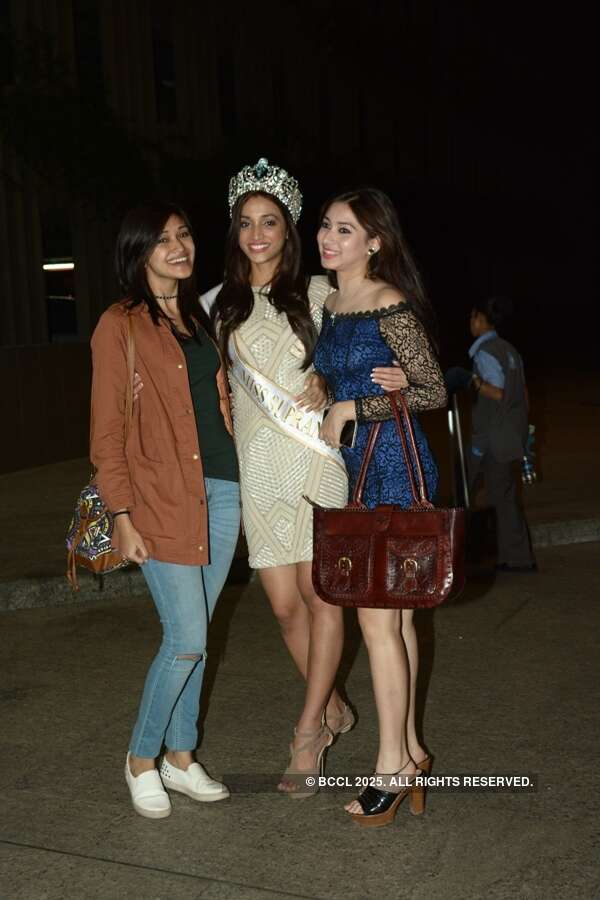 Miss Supranational 2016 Srinidhi Shetty gets a warm welcome in Mumbai