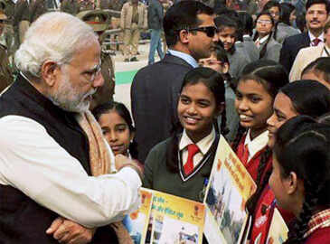 Watch: PM Modi interacts with school children in Varanasi