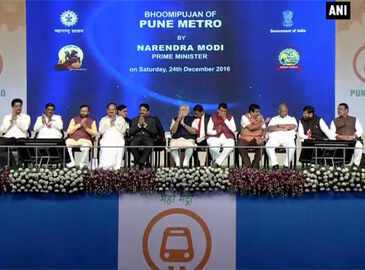 Watch: PM Modi lays foundation stone of Pune metro project phase-1