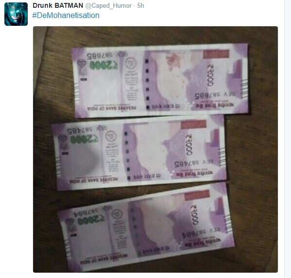 Bapu's vanishing act from Rs 2000 notes turned into a meme