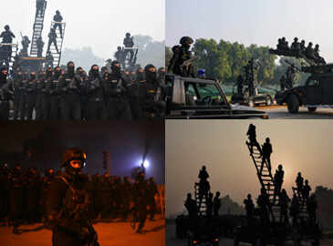 Watch: NSG commandos, paramilitary forces rehearse for Republic Day parade