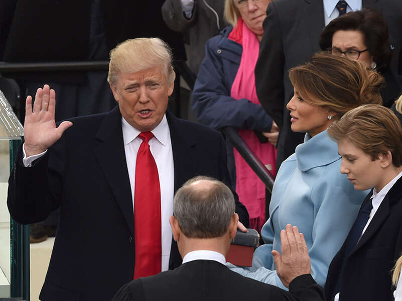 US President Donald Trump's swearing-in ceremony
