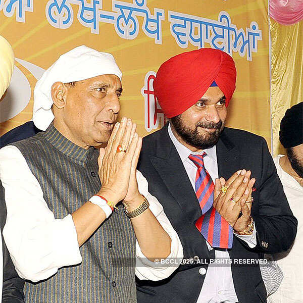 In April 2016, Navjot Singh Sidhu took the Rajya Sabha oath as a ... In April 2016, Navjot Singh Sidhu took the Rajya Sabha oath as a ...