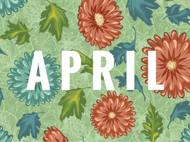 How literature celebrates April